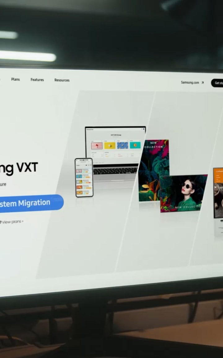 Samsung VXT CMS Signage Solution | Samsung Business Indonesia