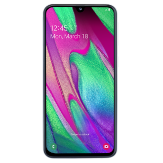 Смартфон Samsung Galaxy A40 белый 64Gb характеристики | Цены и акции ...
